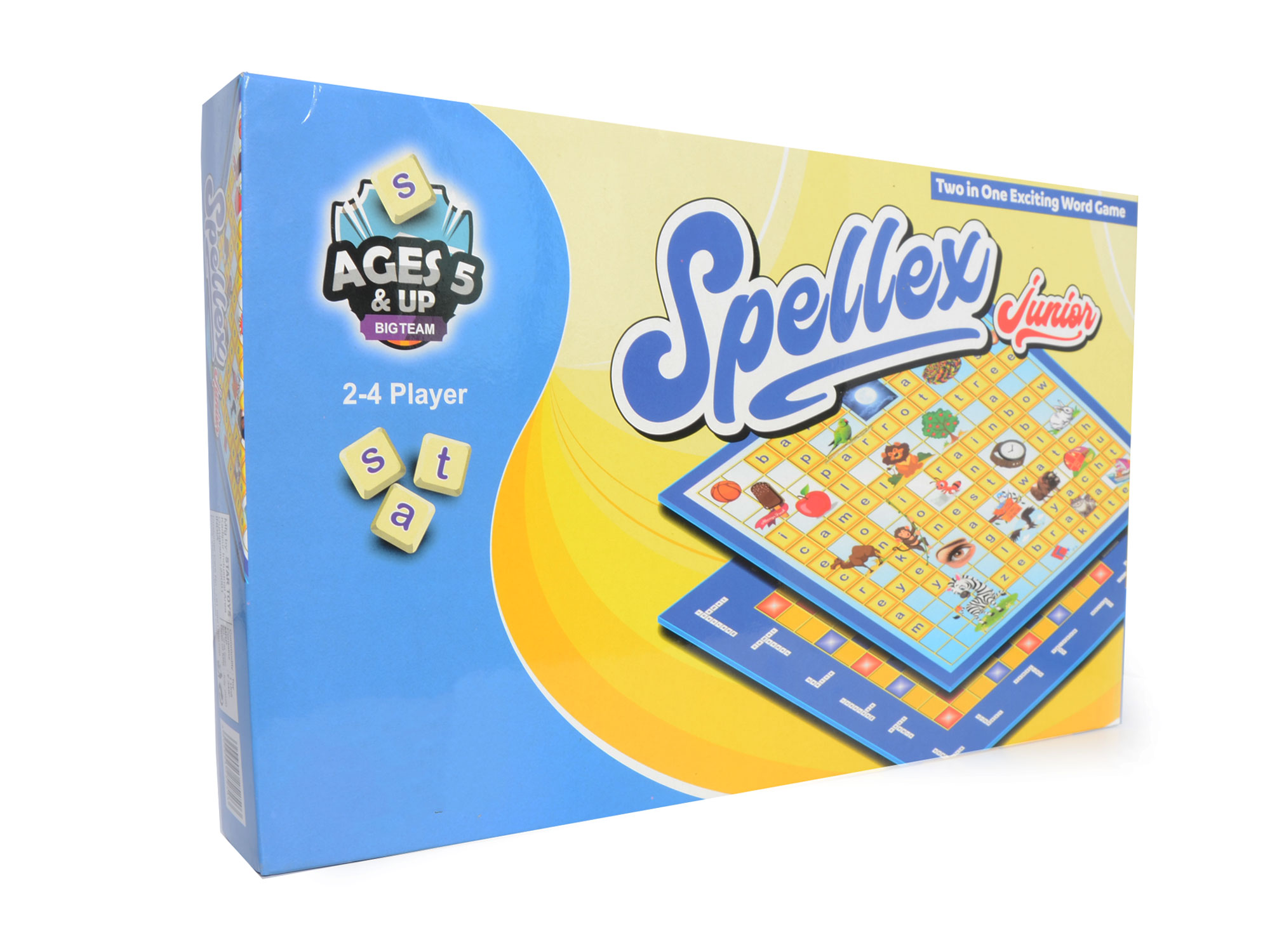 Planet of Toys 2-in-1 Junior Spellex Crossword Educational Board Game ...